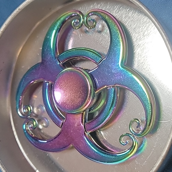 fidget spinner | Toys | Fidget Spinner Multi Color Metal | Poshmark